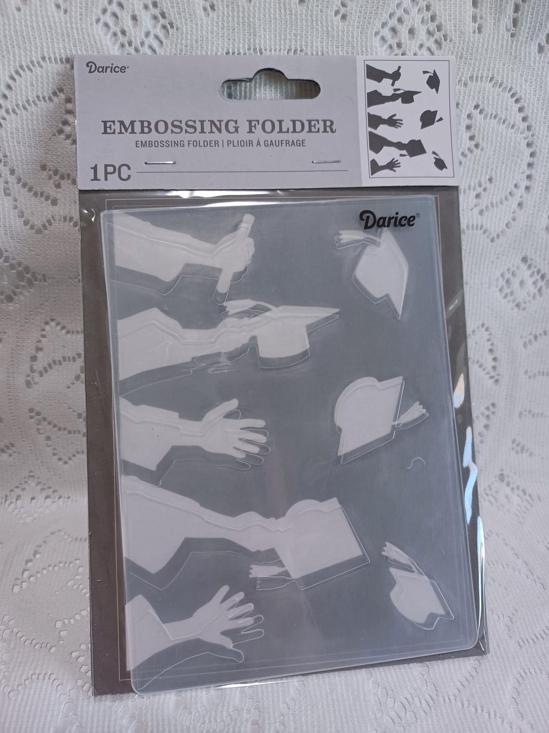 Graduation Theme Embossing Folder, Graduation Embossing Folder, Darice ...