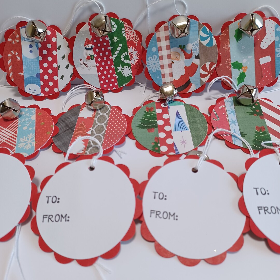 Christmas Gift Tags, Christmas Tags, Favor Tags, Hang Tags, Christmas ...