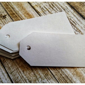 White Tags, White Gift Tags, Hang Tags, Gift Tags, Favor Tags, Price ...