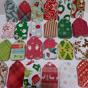 Christmas Gift Tags, Holiday Gift Tags, Variety Gift Tags, Bulk Gift ...