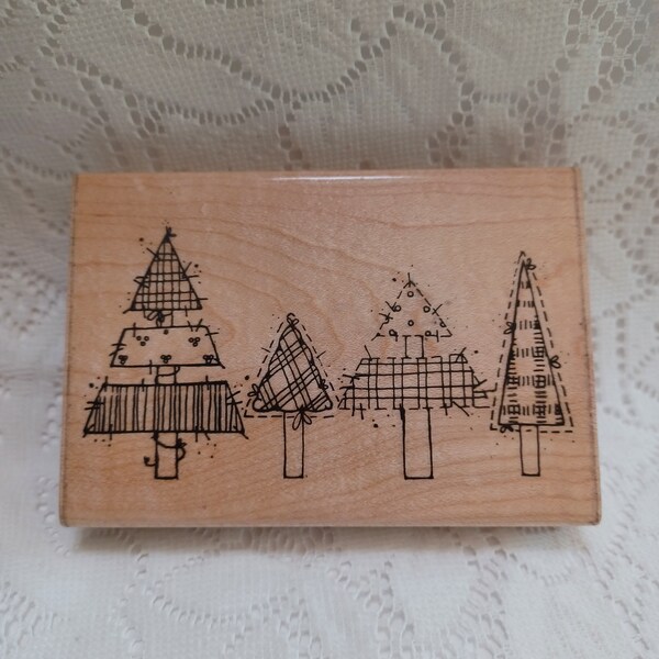 Tree Rubber Stamp - Etsy