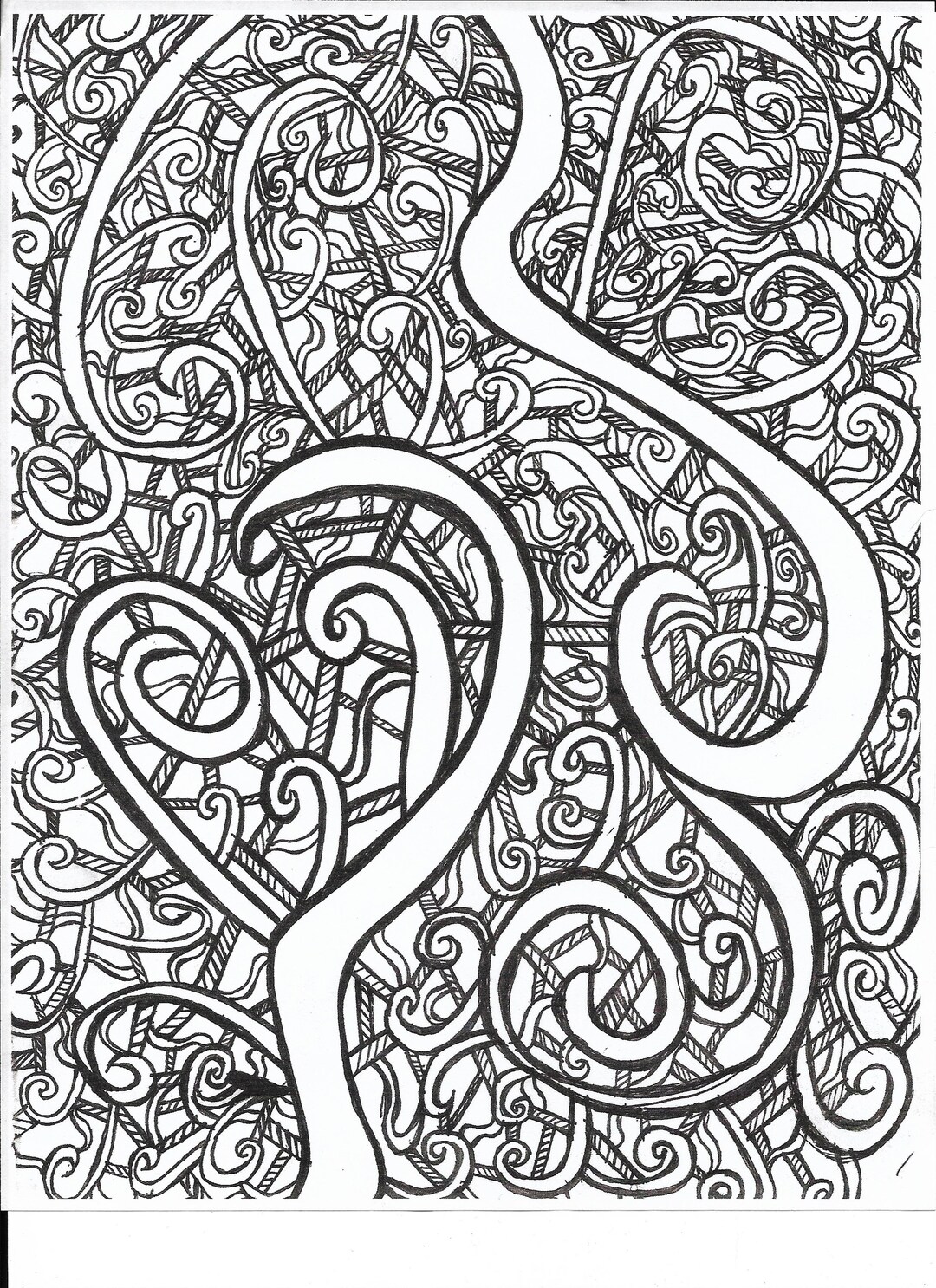 Hand Drawn Coloring Pages, Cool Designs, Digital Download - Etsy