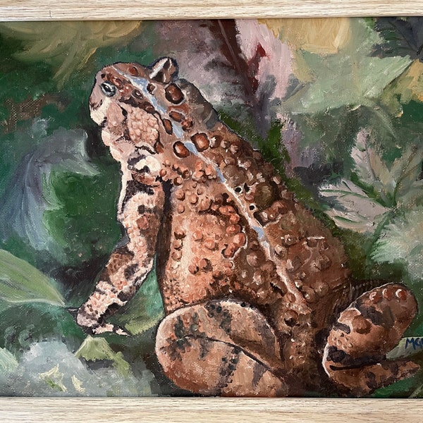 Toad Painting - Etsy