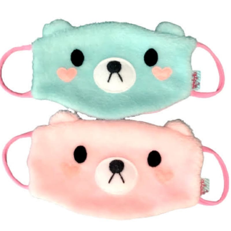 Bear Face Mask - Etsy