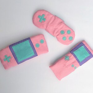 Set of 3: Pink Retro Gaming Period Pads | 100% Cotton/plastic-free ...