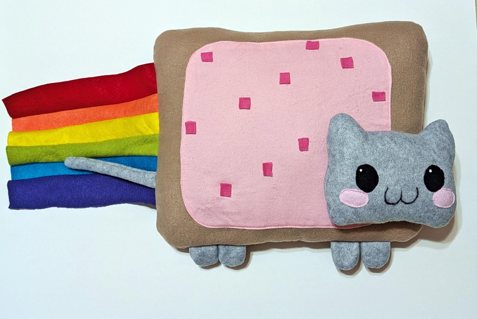 Giant Nyan Cat Plush Pillow | Personalized Plush, Embroider Name Plush ...