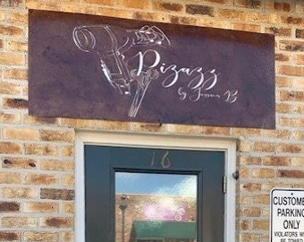 Metal Sign Custom Metal Signs Large Metal Signs Business - Etsy