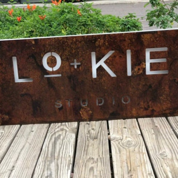 Rusted Metal Sign - Etsy