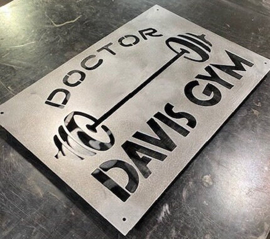 Custom Metal Business Sign Raised Metal Sign Custom Logo Custom Metal ...