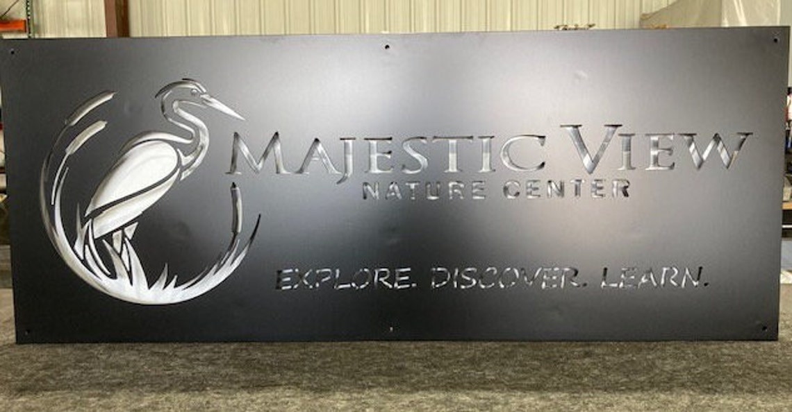 Custom Metal Business Sign | Patina Signs | Free Shipping | Made in the ...