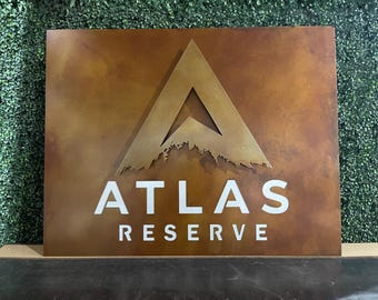 Custom Metal Sign | Rustic Business or Outdoor Decor | Made in USA - Etsy