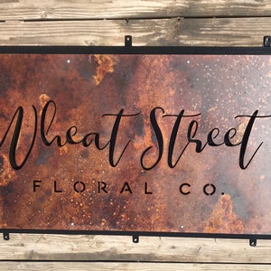 Large Custom Business Sign Double Layer Sign With Frame - Etsy