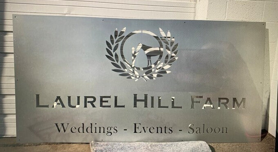 Metal Signs Custom Metal Signs Large Metal Signs Business Signs Rustic ...