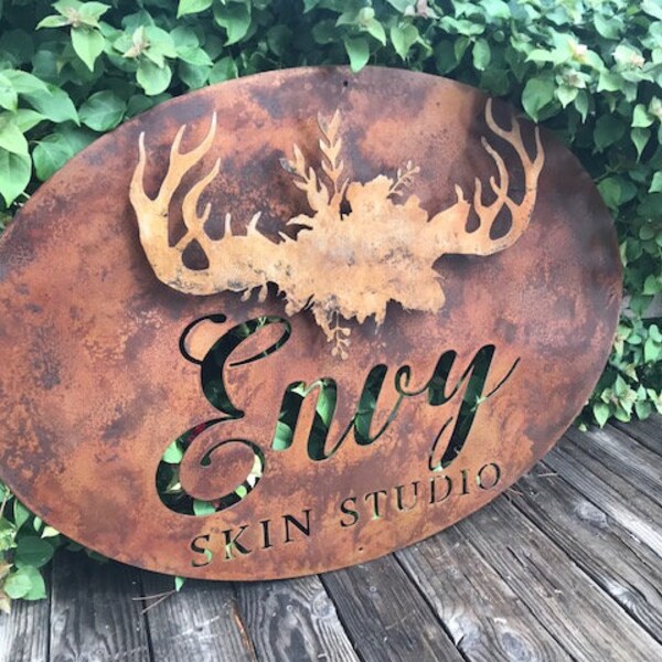 Rusted Metal Sign - Etsy