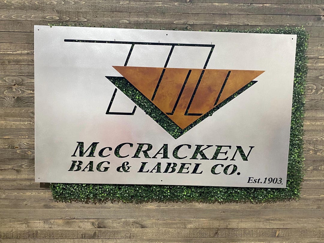 Custom Metal Business Sign | Rustic Outdoor Personalized Sign - Etsy