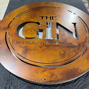 Custom Metal Business Sign | Metal Signs Personalized | Patina Sign ...