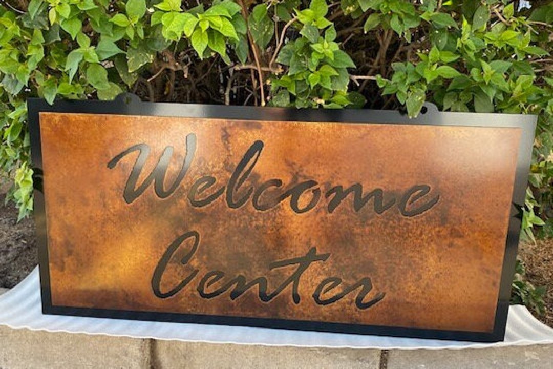 Large Custom Business Sign | Double Layer Sign With Frame | Framed ...
