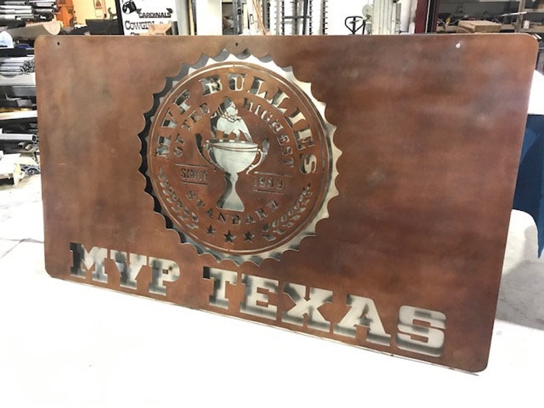 Custom Metal Business Sign | Patina Signs | Free Shipping | Made in the ...