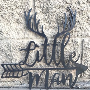 Little Man Metal Cnc Custom Sign - Etsy