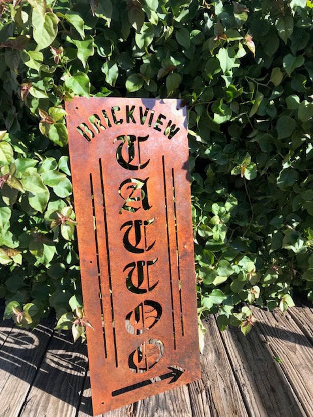 Metal Signs Custom Metal Signs Large Metal Signs Business Signs Rustic ...