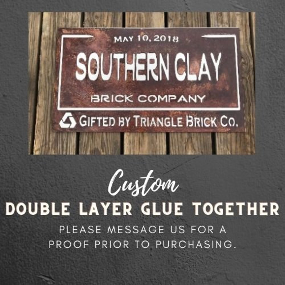 Metal Signs Large Metal Business Signs Double Layer Metal - Etsy
