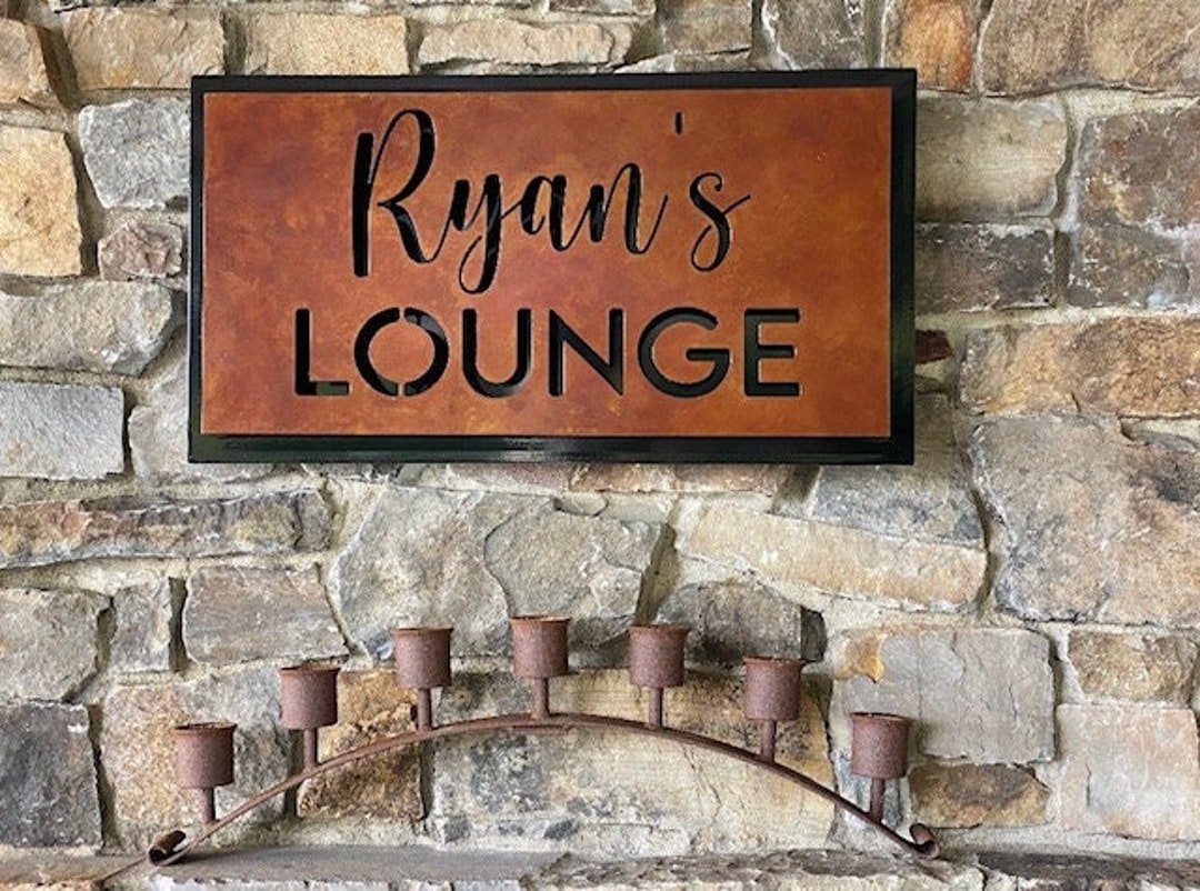 Large Custom Business Sign Double Layer Sign With Frame - Etsy