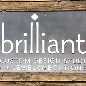 Metal Signs Large Metal Business Signs Double Layer Metal - Etsy