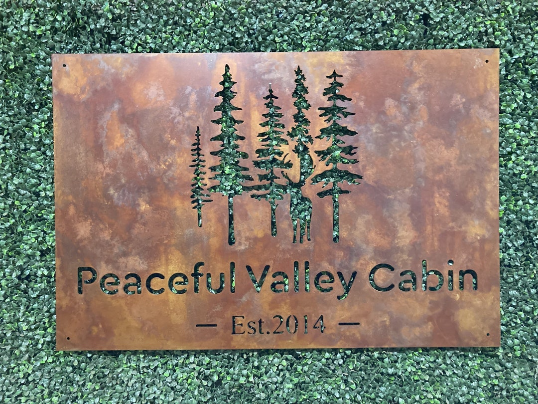 Metal Signs Custom Metal Signs Large Metal Signs Business Signs Rustic ...