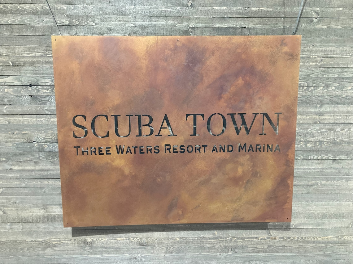Custom HOA and Neighborhood Monument Signs Powdercoated Steel ...