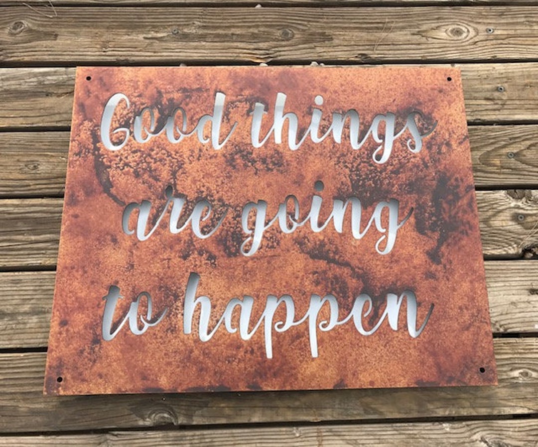 Custom Metal Business Sign Metal Signs Personalized Patina Metal Sign ...