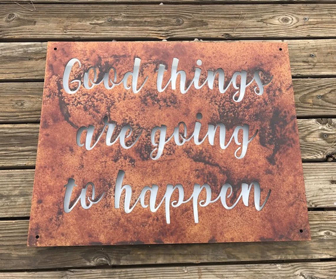 Custom Metal Business Sign | Patina Signs | Free Shipping | Made in the ...