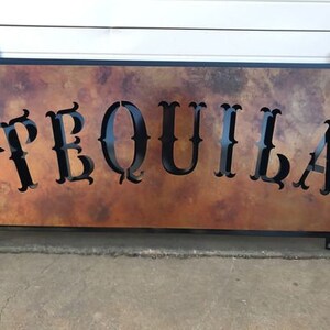 Custom Metal Business Sign Rust Metal Sign Large Metal Business Sign ...