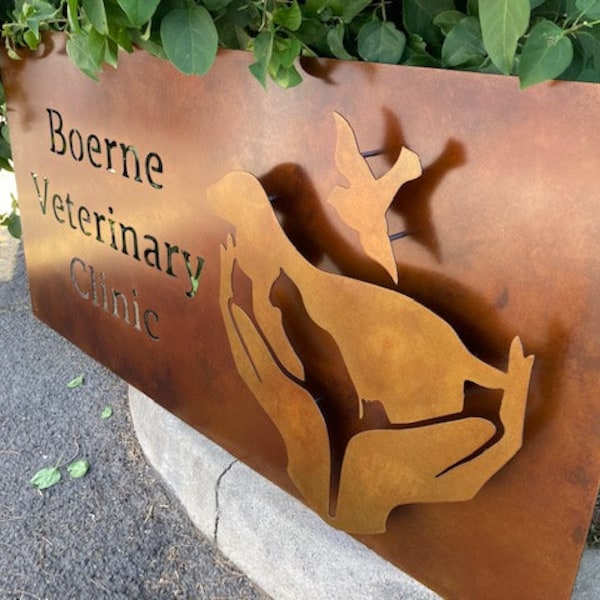 Rusted Metal Sign - Etsy