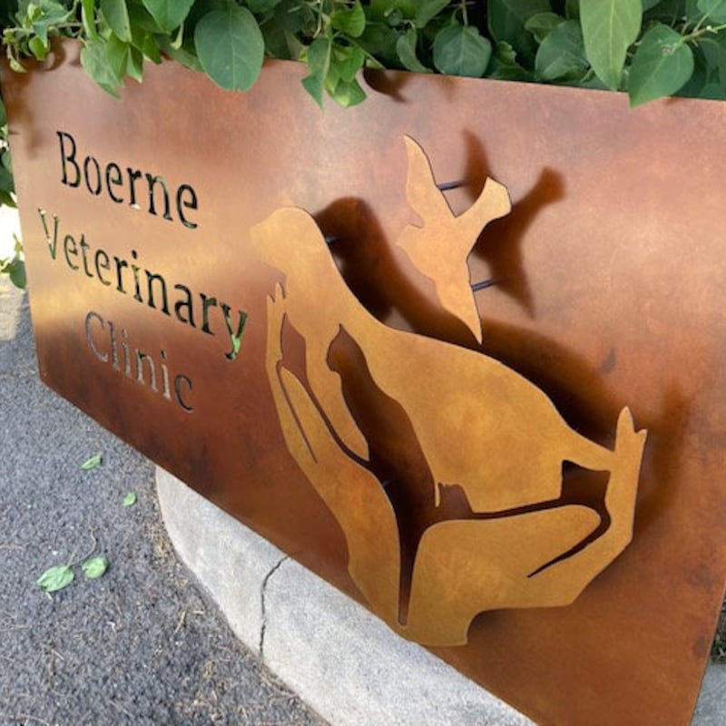 Rusted Metal Sign - Etsy