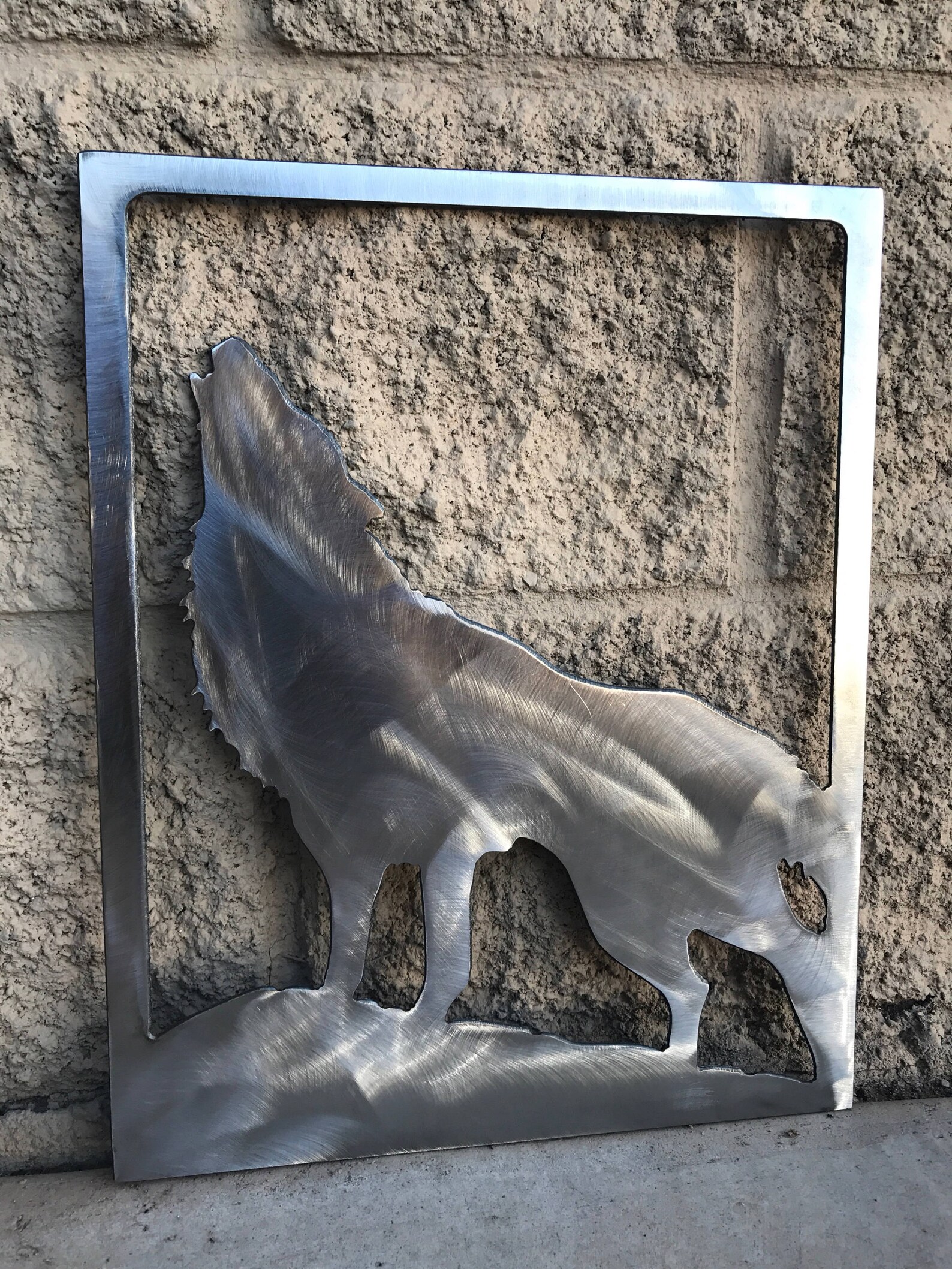 Custom Metal Cnc Plasma Wolf - Etsy Canada