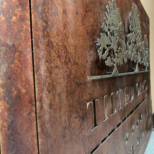 Custom Metal Business Sign | Metal Signs Personalized | Patina Sign ...