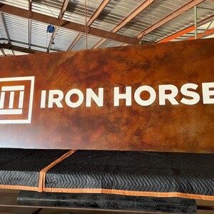 Custom Metal Business Sign | Metal Signs Personalized | Patina Sign ...