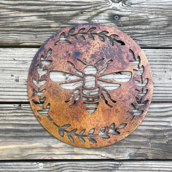 Metal Bee Sign - Etsy