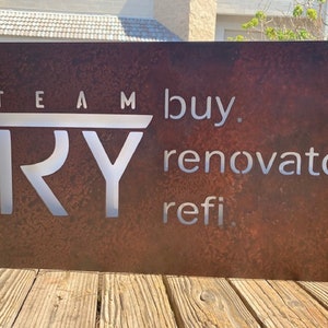 Custom Metal Business Sign Metal Signs Personalized Patina Metal Sign ...