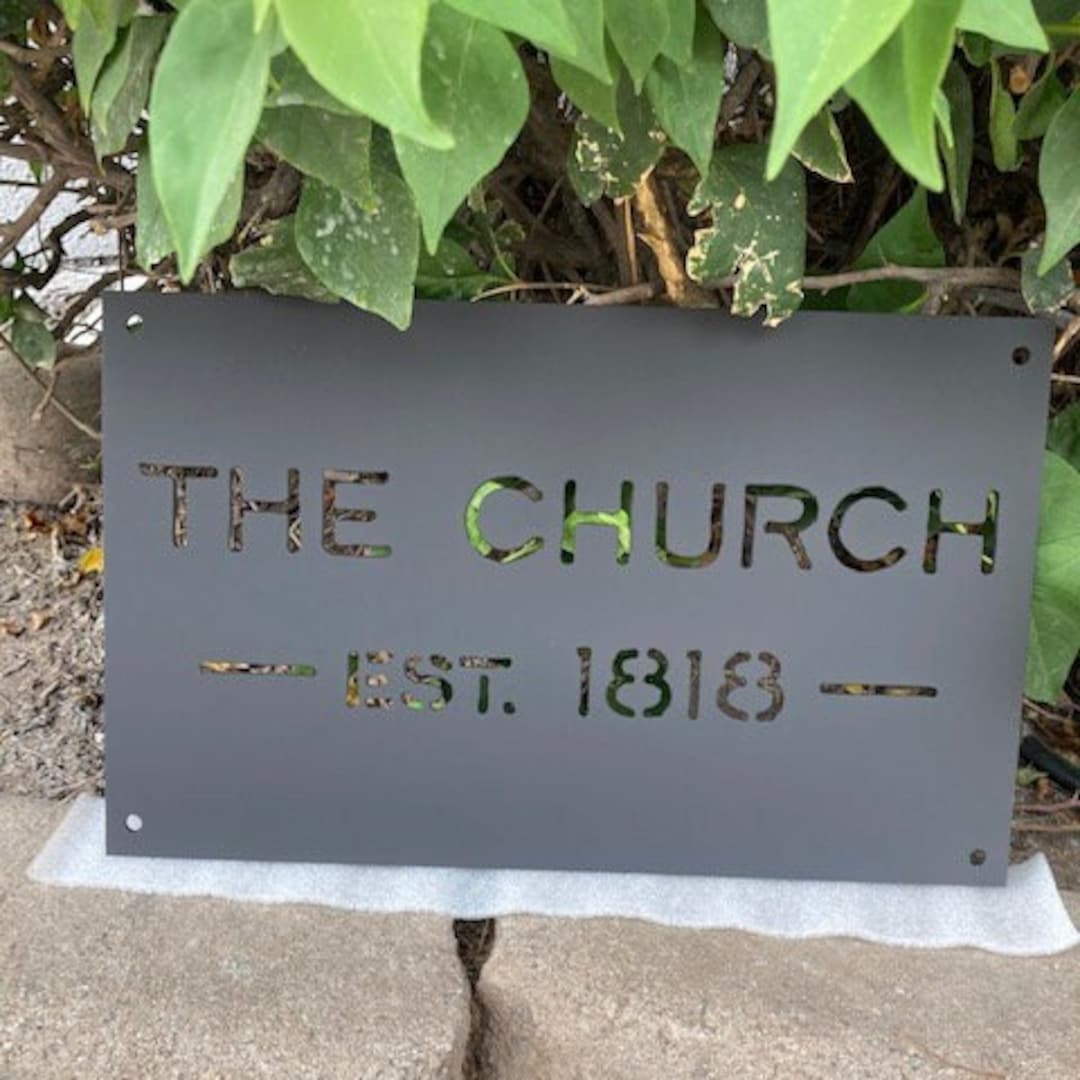 Metal Signs Custom Metal Signs Large Metal Signs Business Signs Rustic ...