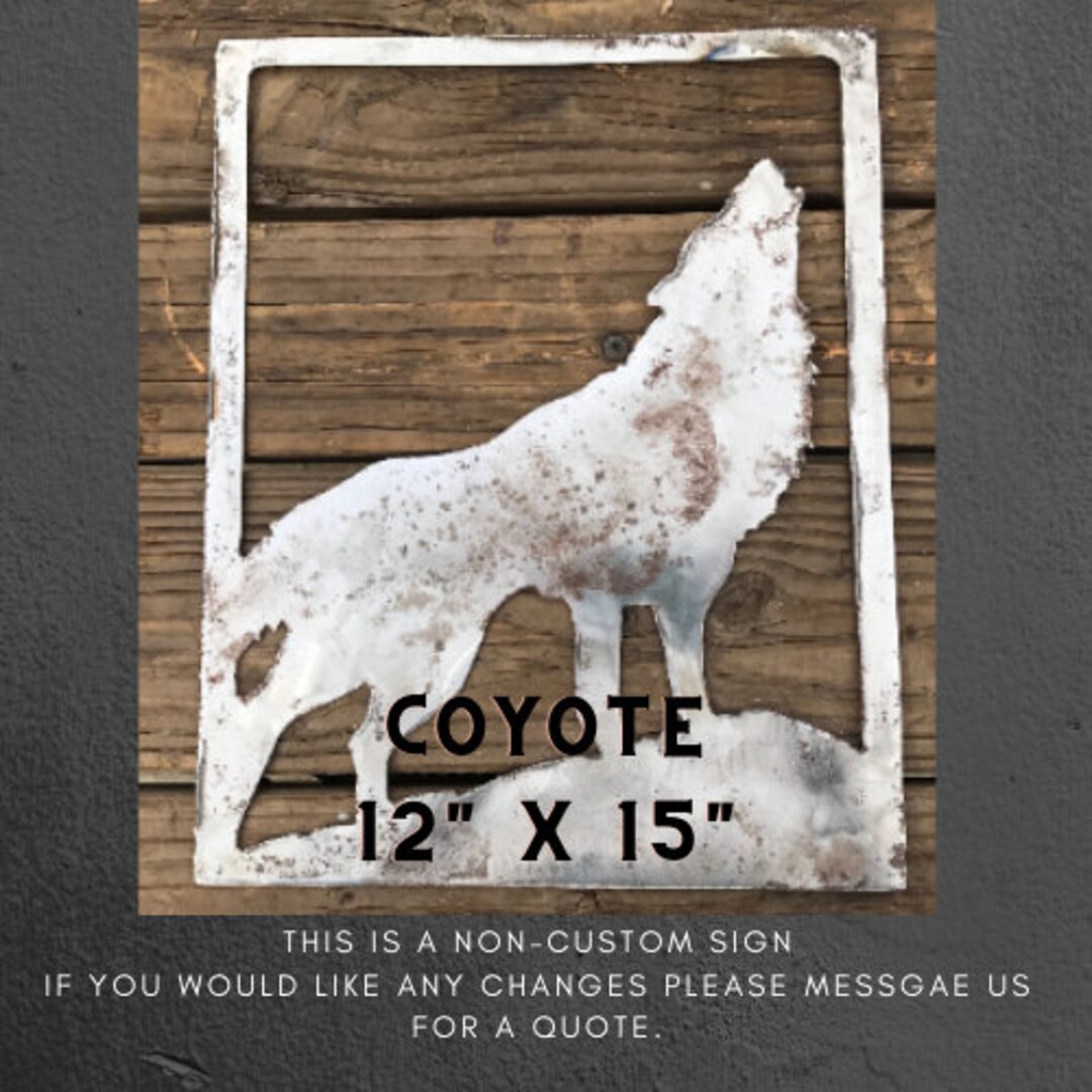 Custom Metal Cnc Plasma Wolf - Etsy