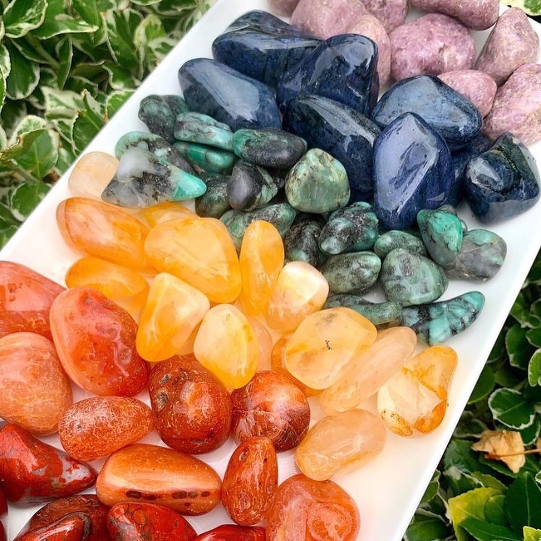25 Piece Tumbled Stone Collection, Assorted Gems. LIMITED TIME OFFER ...