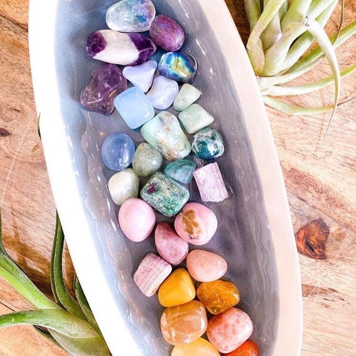 25 Piece Tumbled Stone Collection Assorted Tumbled Stone | Etsy