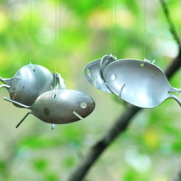 Spoon Fish Windchime - Etsy