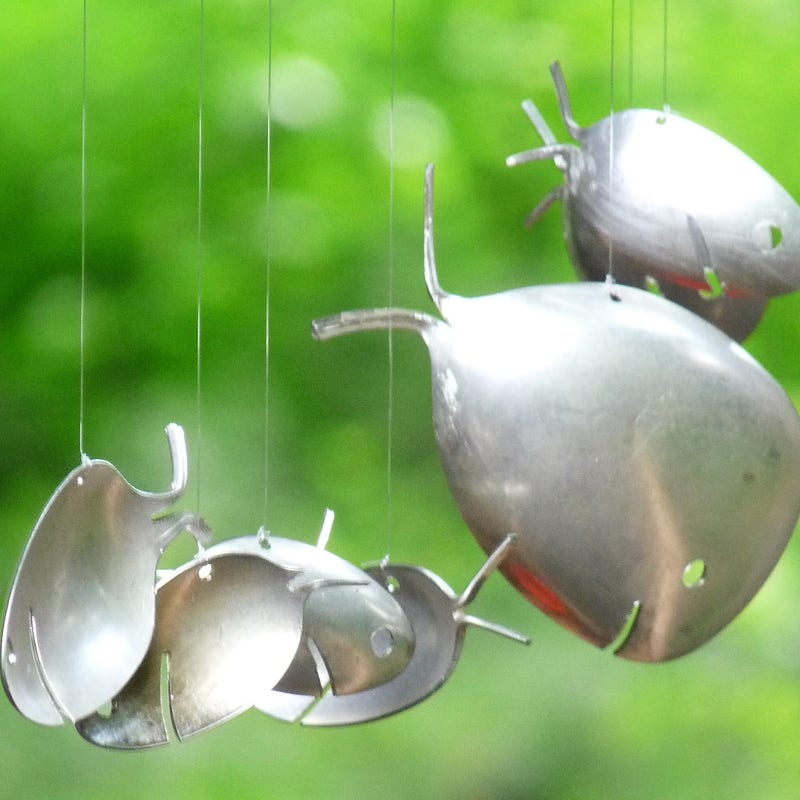 Spoon Fish Windchime - Etsy