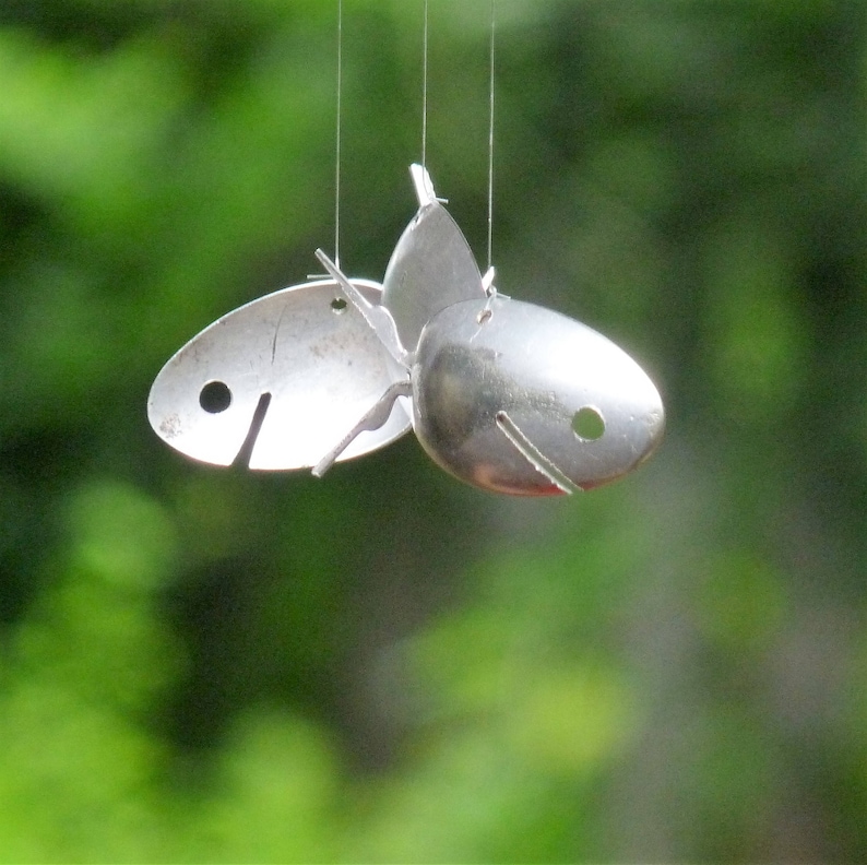 Intricate Spoontail Spoon Fish Windchime-musical Kinetic Metal Wind ...