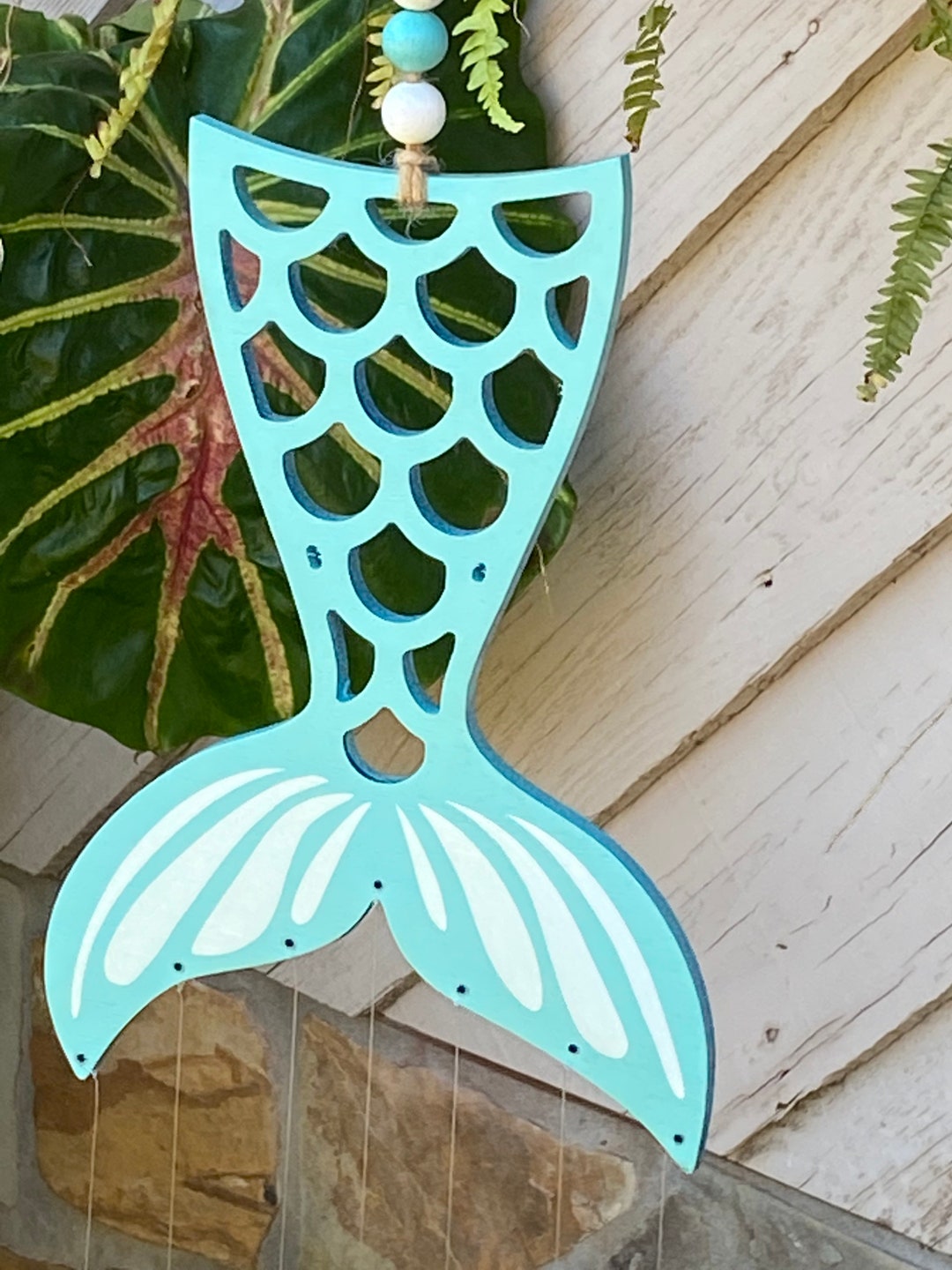 Mermaid Tail Wind Chime: Spoon Fish, Sea Siren Art - Etsy