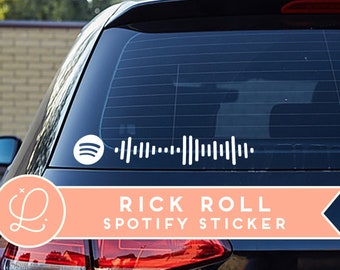 Rick Roll Decal - Etsy
