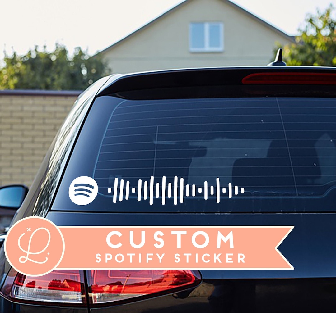 CUSTOM Vinyl Decal Spotify Code | Music Code, Vinyl Sticker, Laptop ...