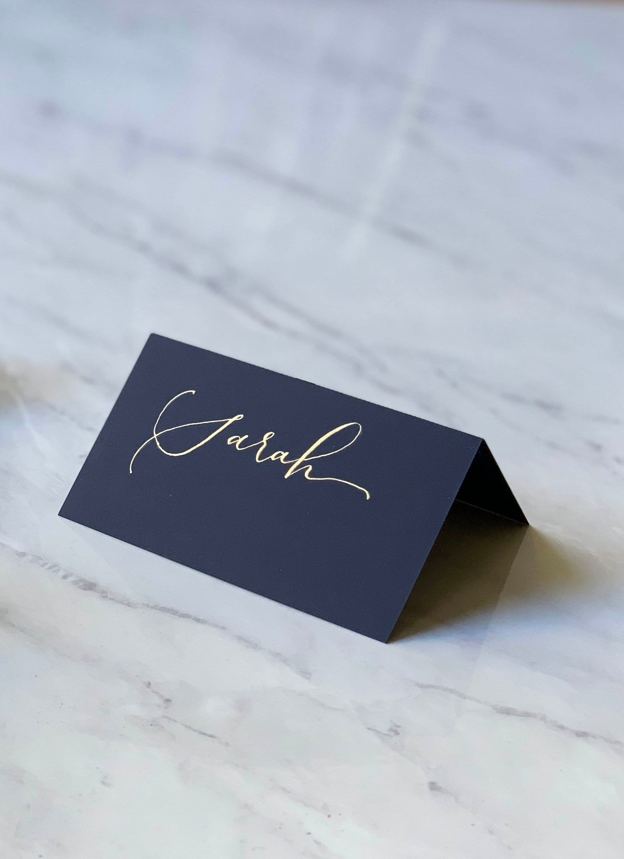 Handwritten Calligraphy Name Cards For Wedding Calligraphy | Etsy